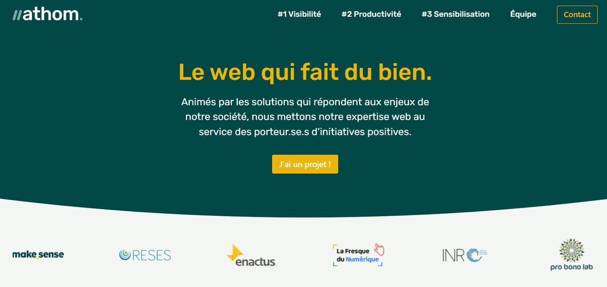 athom — Le web qui fait du bien